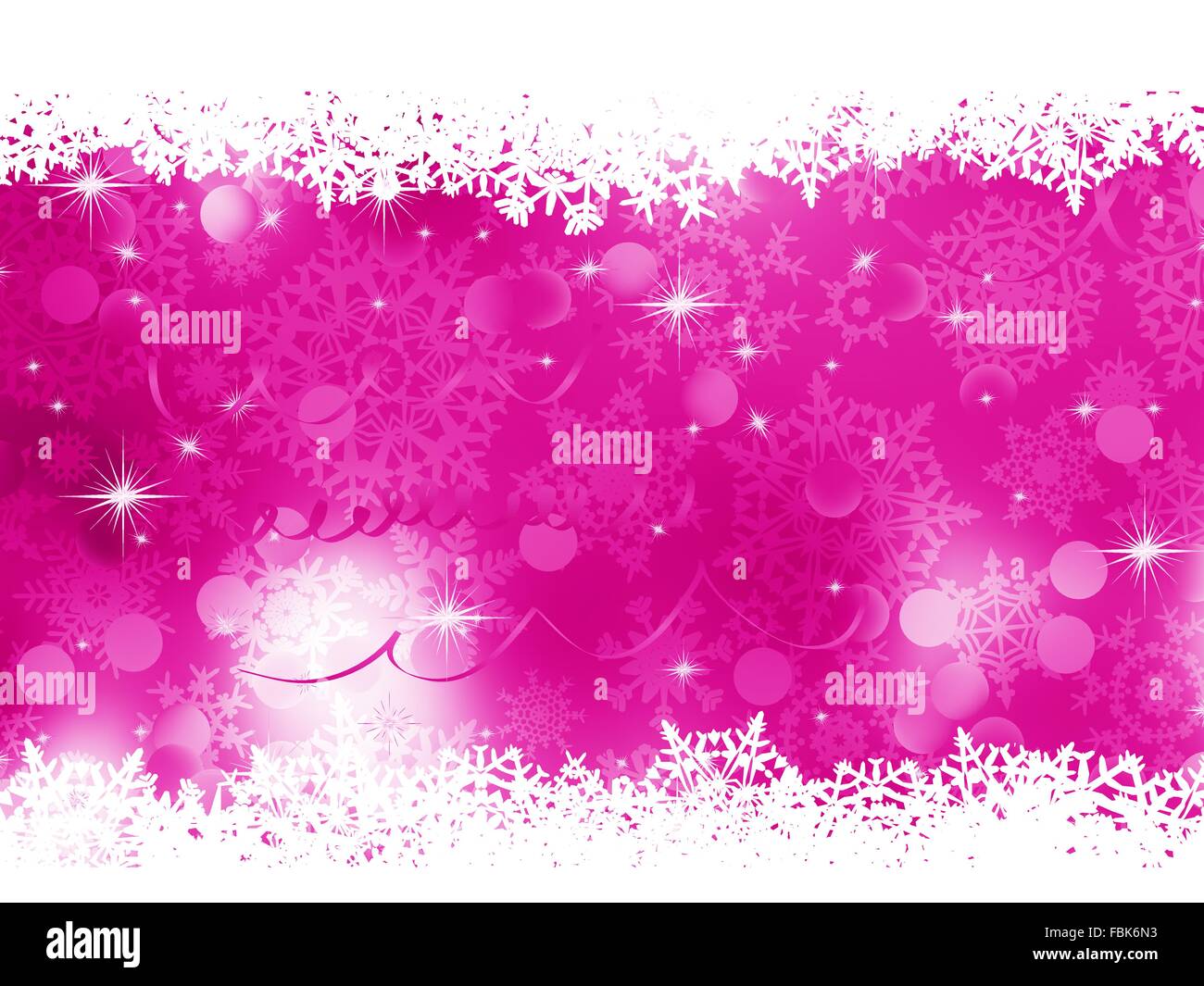 Pink christmas ball ribbon Stock Vector Images - Alamy
