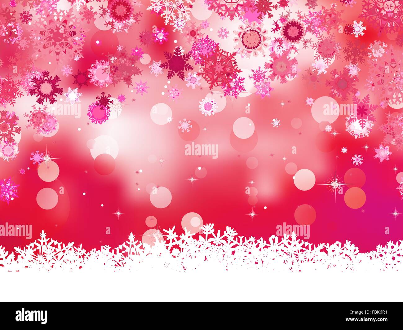 Pink background with snowflakes. EPS 8 Stock Vector Image & Art - Alamy