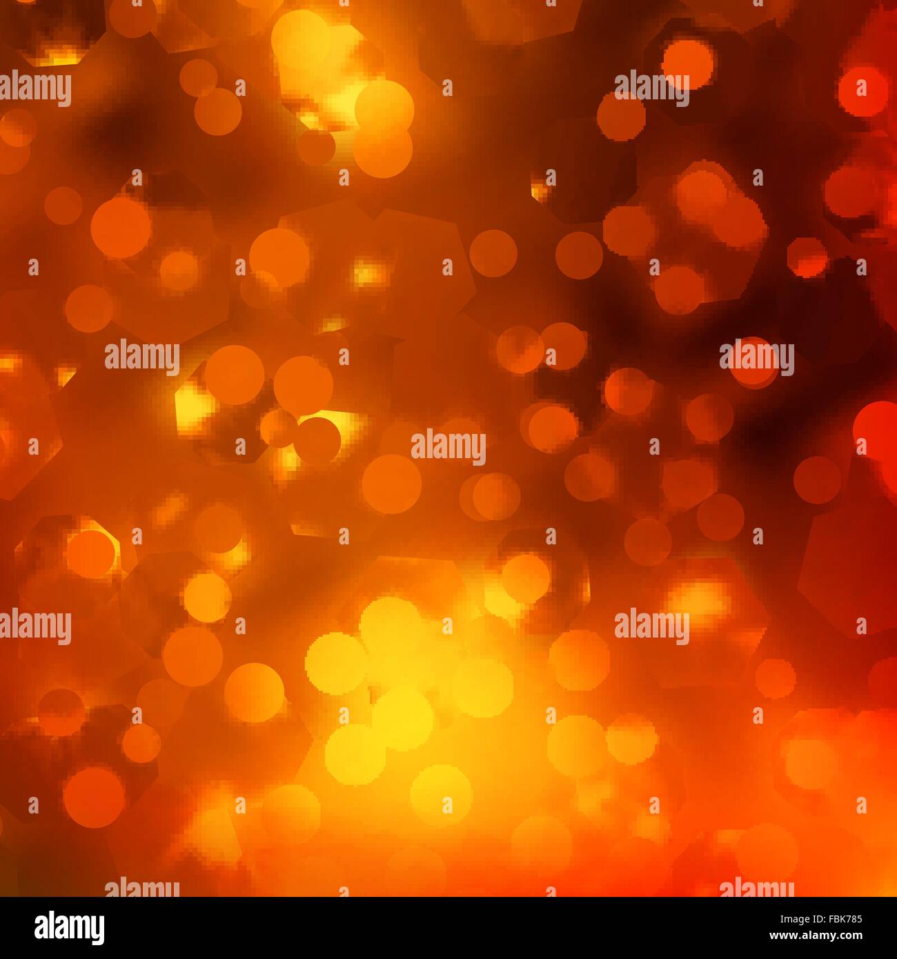 Orange magic lights, bokeh. EPS 10 Stock Vector Image & Art - Alamy