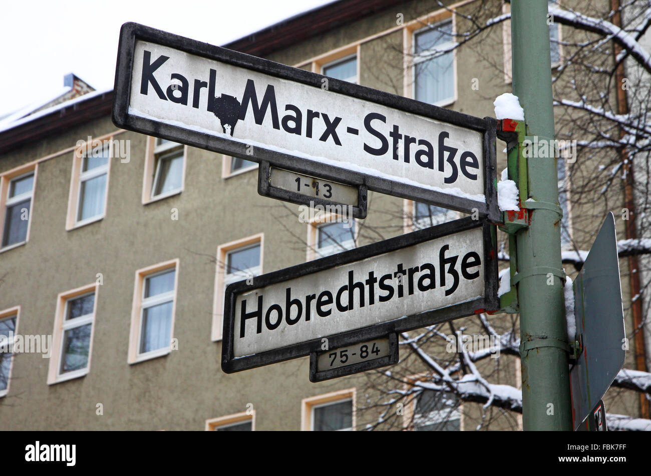 Berlin street signs hi-res stock photography and images - Alamy