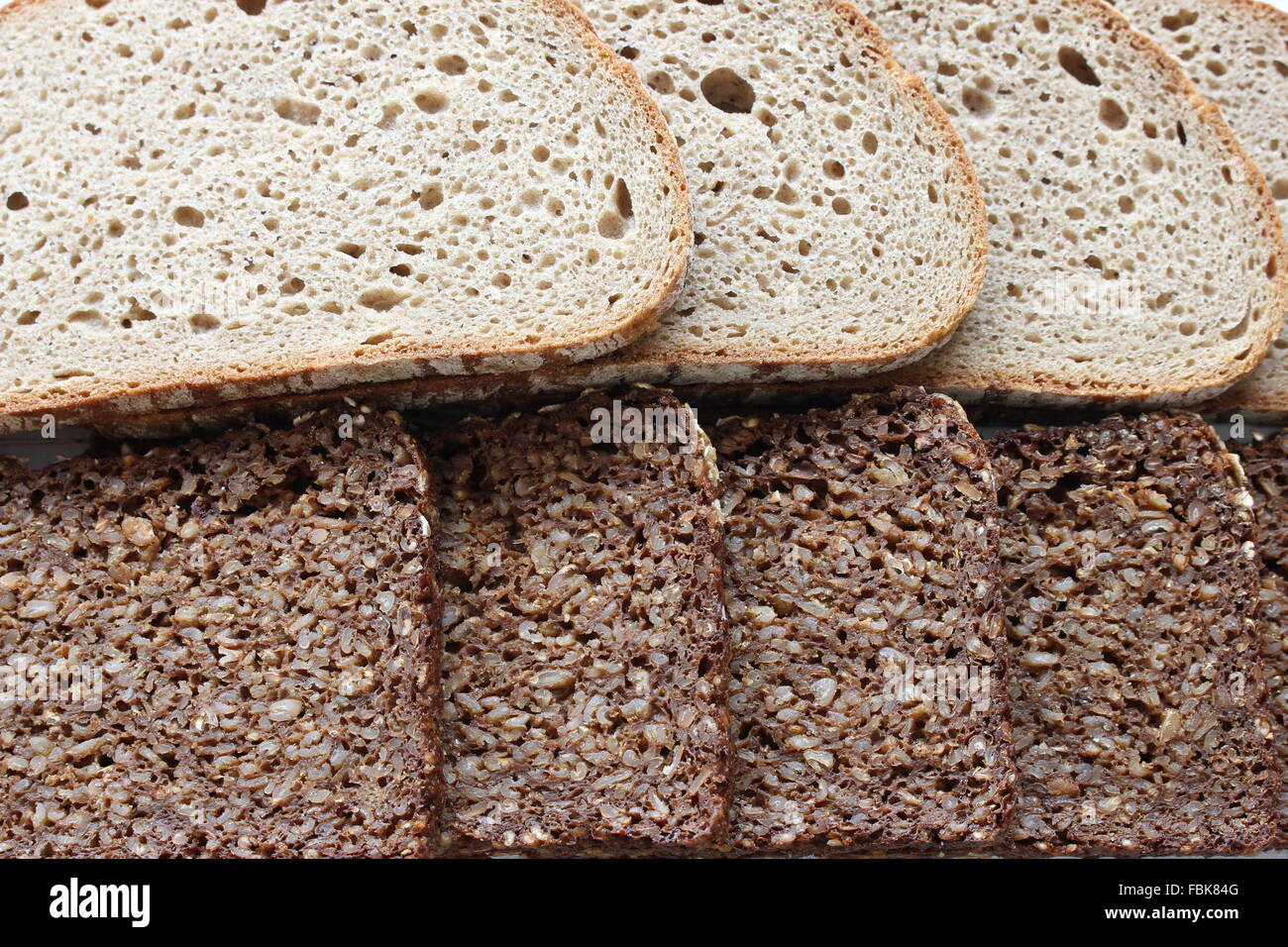 gray an black bread Stock Photo - Alamy
