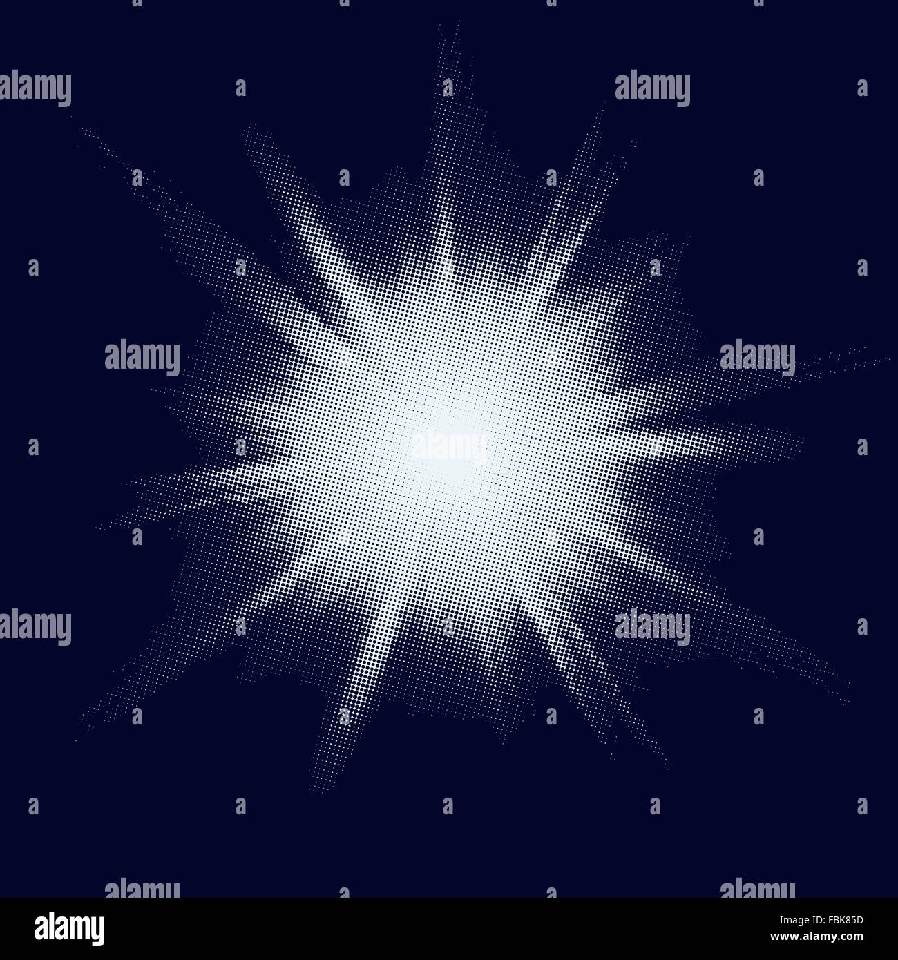 Blue halftone blast. EPS 10 Stock Vector Image & Art - Alamy