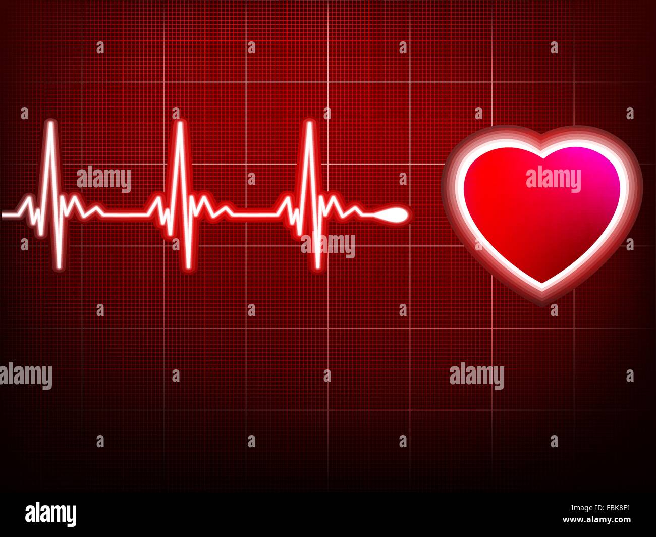 Heart beating Stock Vector Images - Alamy
