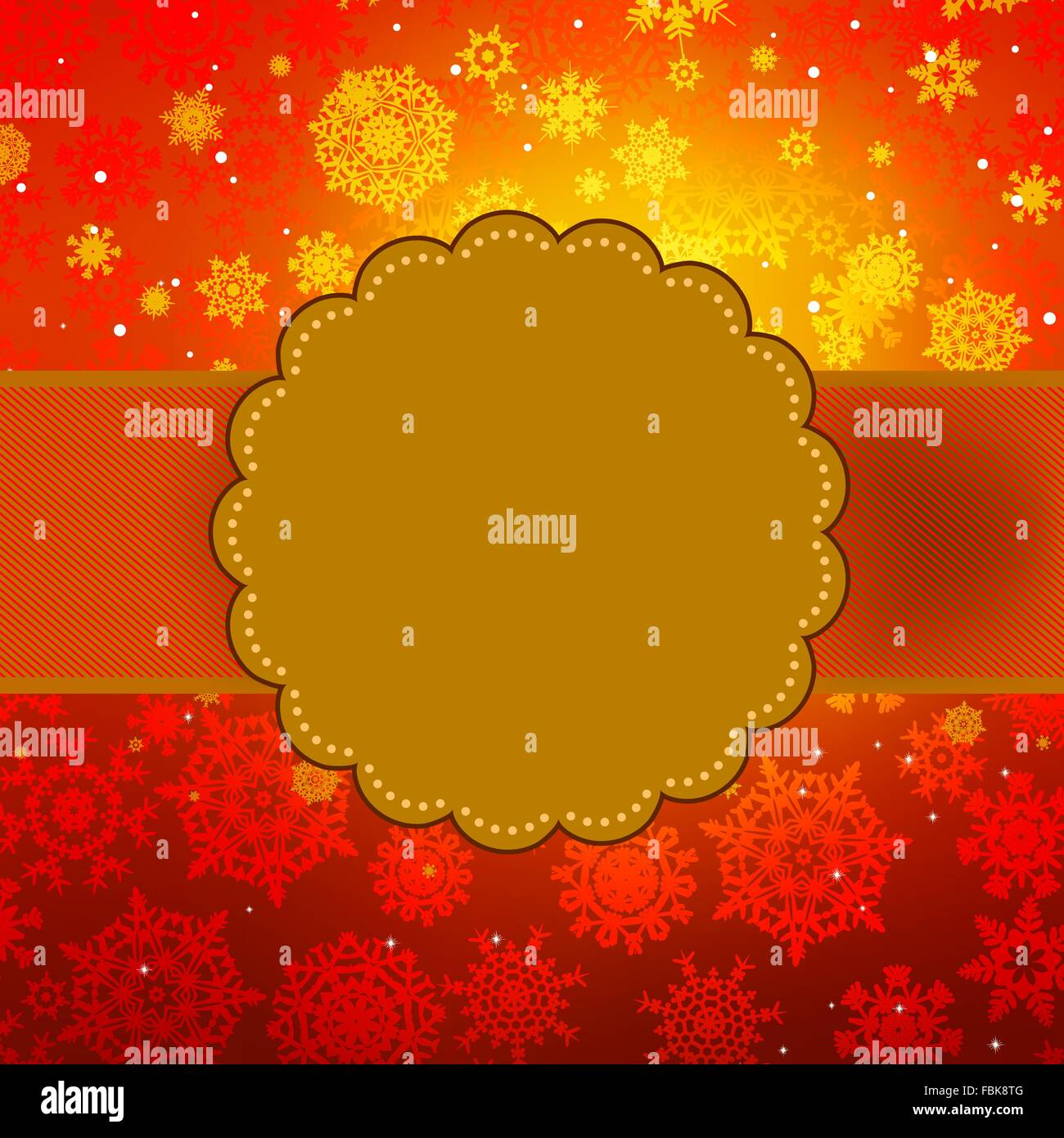 Festive warm yellow garland Stock Vector Images - Alamy