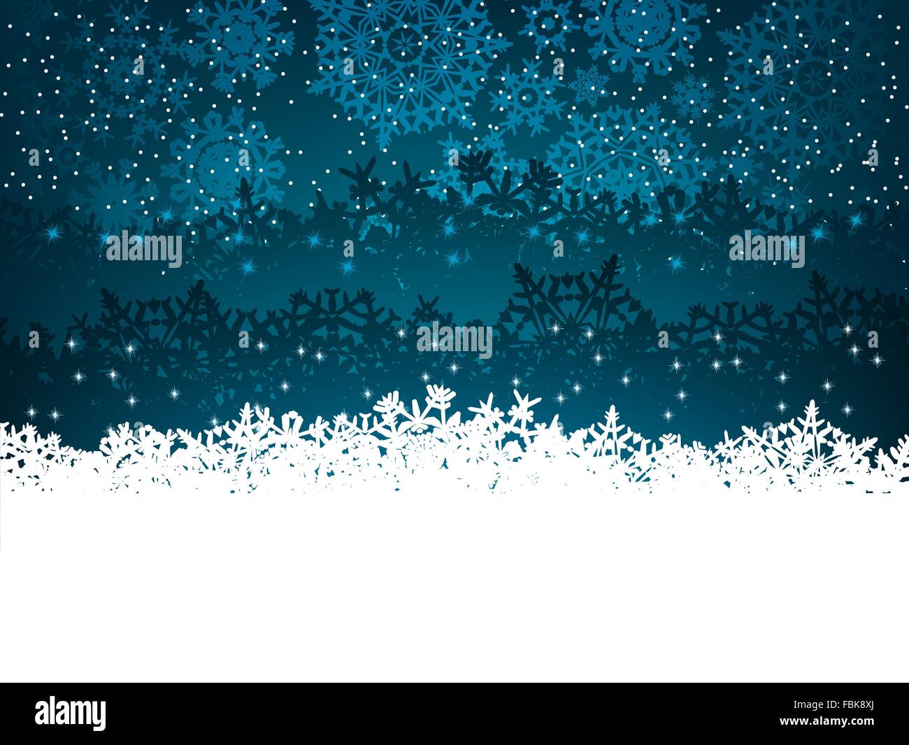 Winter background with many snowflakes. EPS 8 Stock Vector Image & Art ...