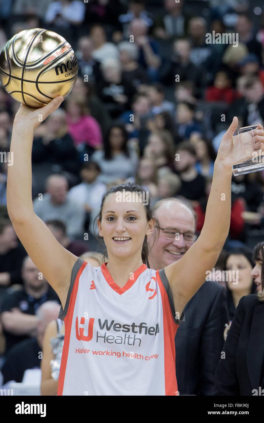 Birmingham, UK, 17 January 2016. Westfield Health Sheffield Hatters ...