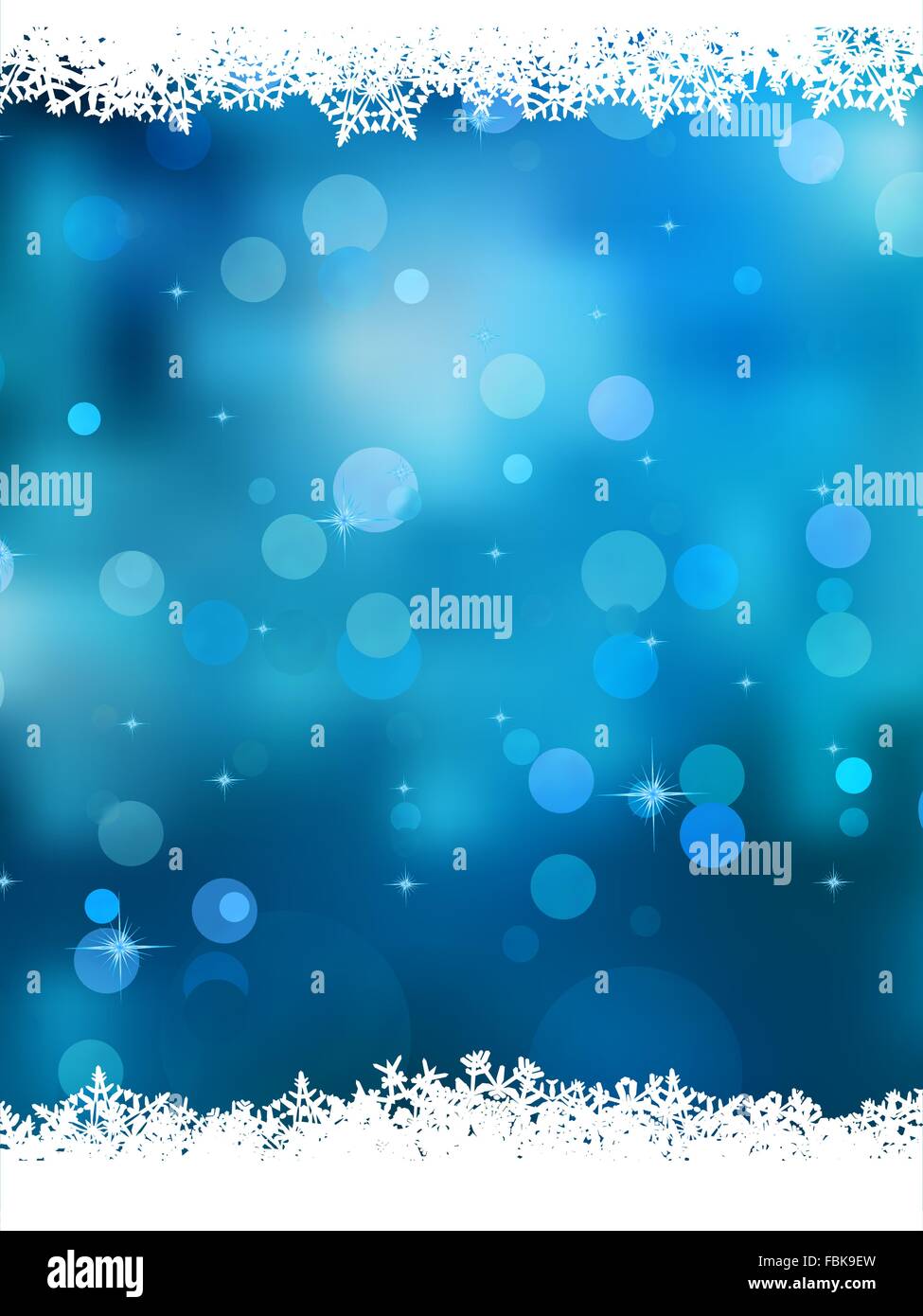 Blue background with snowflakes. EPS 8 Stock Vector Image & Art - Alamy