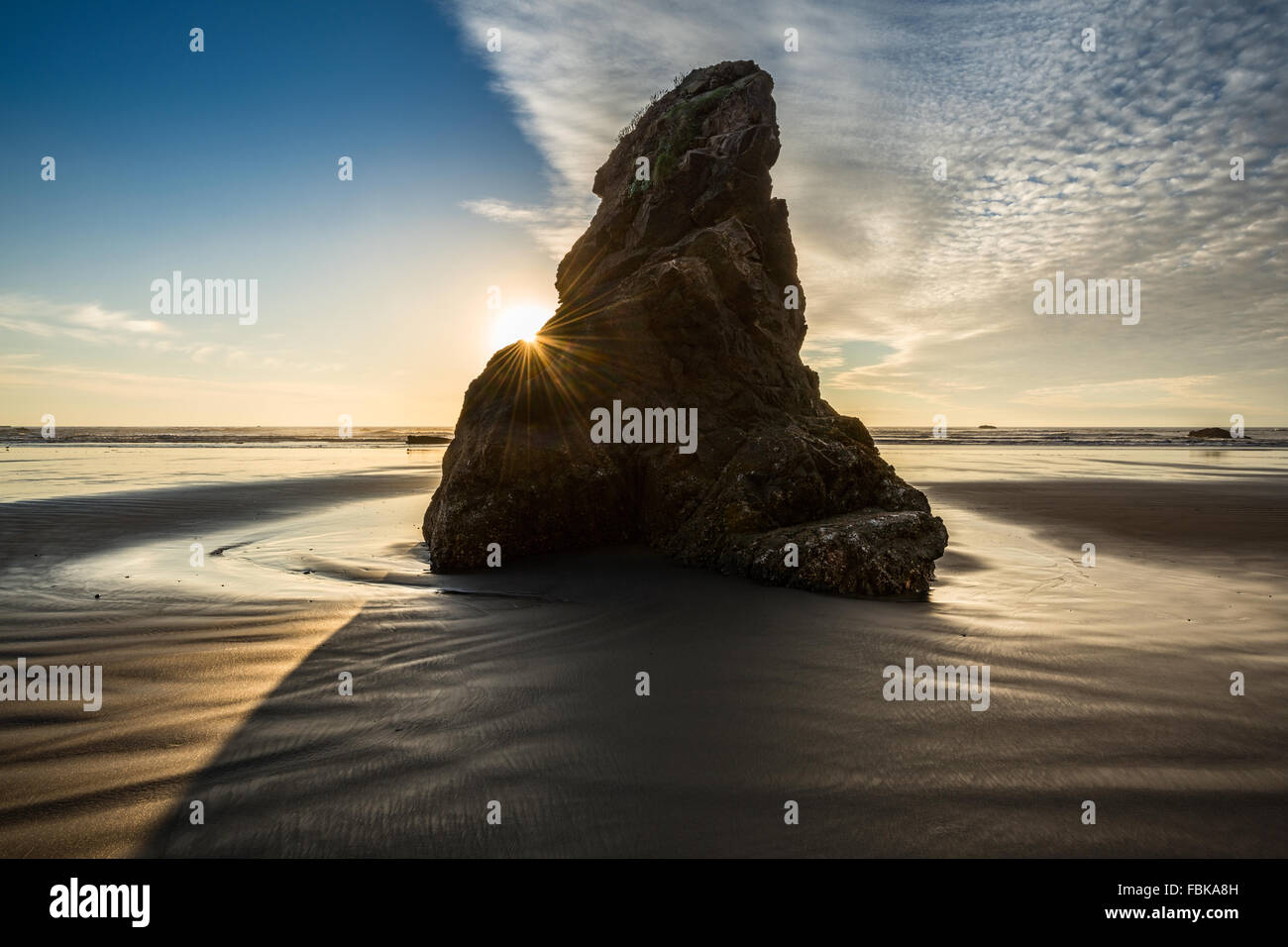 Ruby Beach in Olympic National Park located in Washington State Stock ...