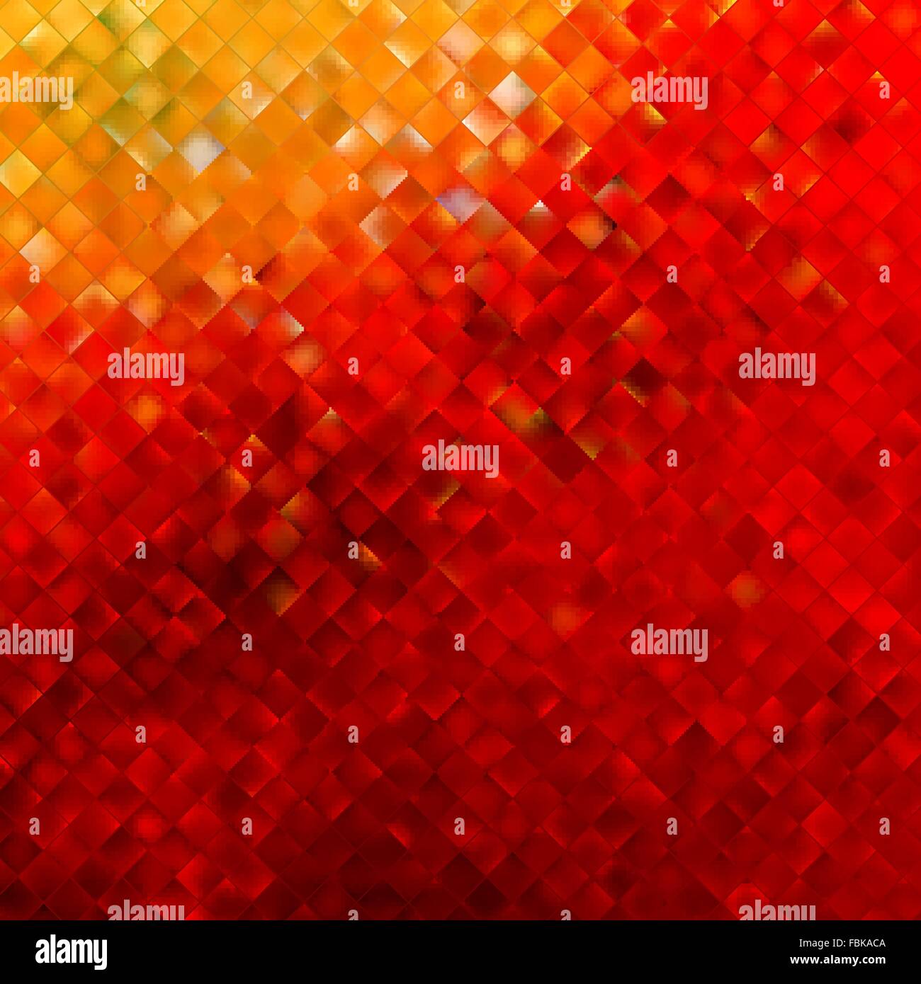 Square pattern in red and orange colors. EPS 10 Stock Vector Image ...