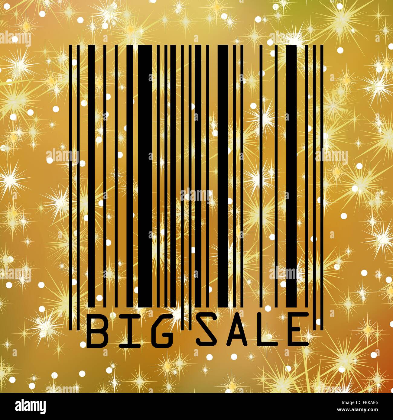 Big Sale gold bar codes. EPS 8 Stock Vector Image & Art - Alamy