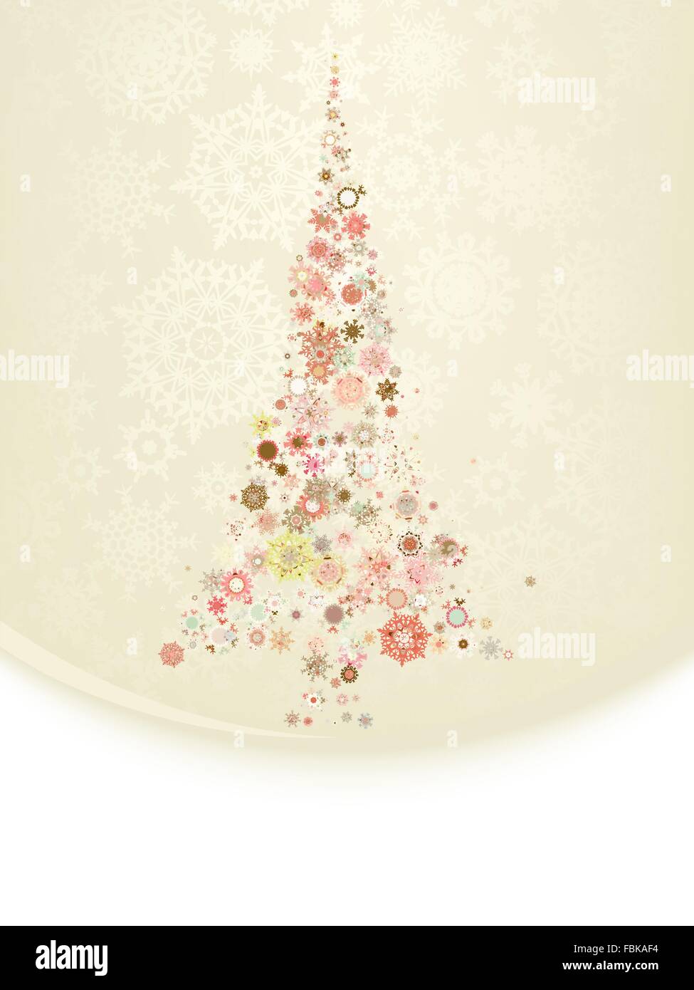 Brown christmas ball tree Stock Vector Images - Alamy