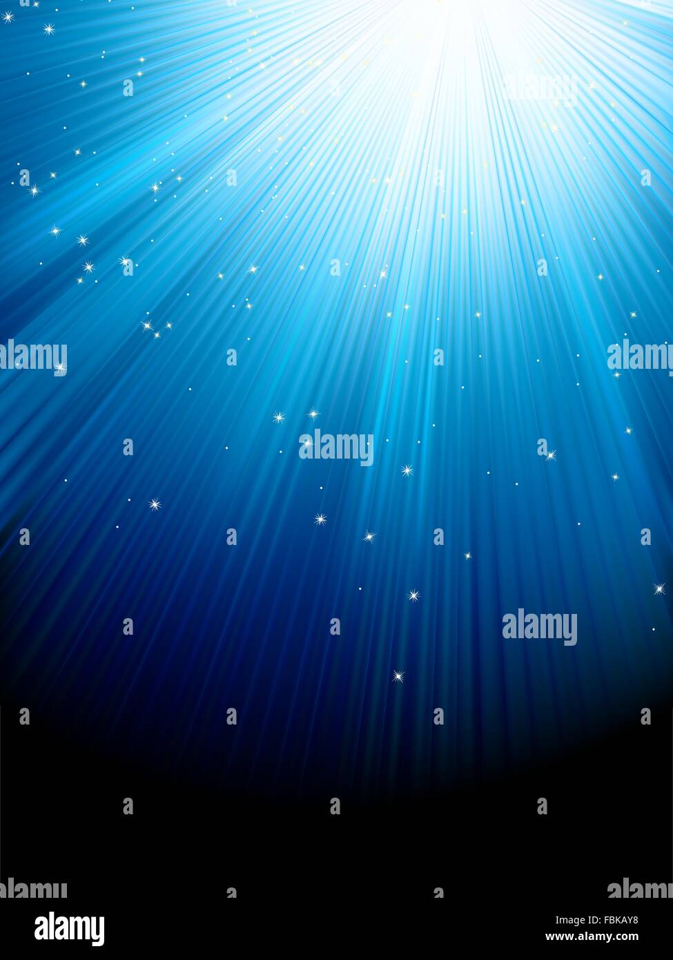 Stars on blue striped background. EPS 8 Stock Vector Image & Art - Alamy