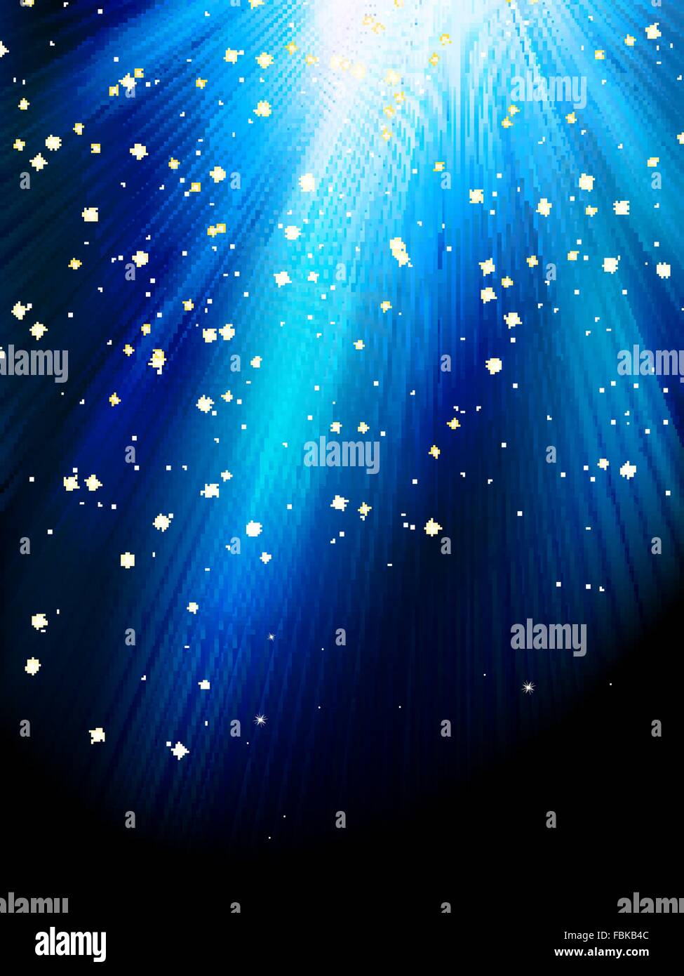 Stars on blue striped background. EPS 10 Stock Vector Image & Art - Alamy