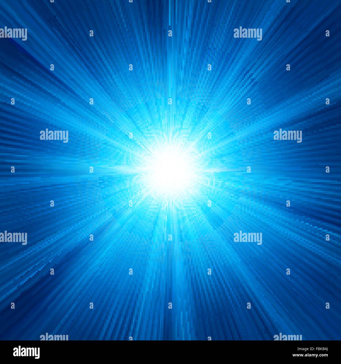Blue color design with a burst. EPS 10 Stock Vector Image & Art - Alamy