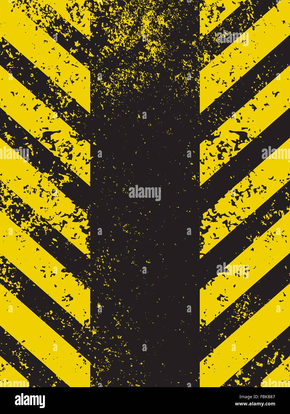 A grungy and worn hazard stripes texture. EPS 8 Stock Vector Image ...