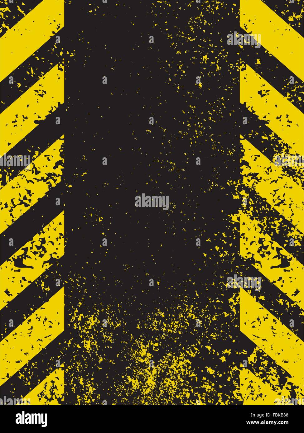 A grungy and worn hazard stripes texture. EPS 8 Stock Vector Image ...