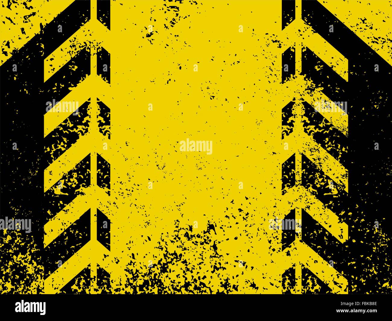 A grungy and worn hazard stripes texture. EPS 8 Stock Vector Image ...