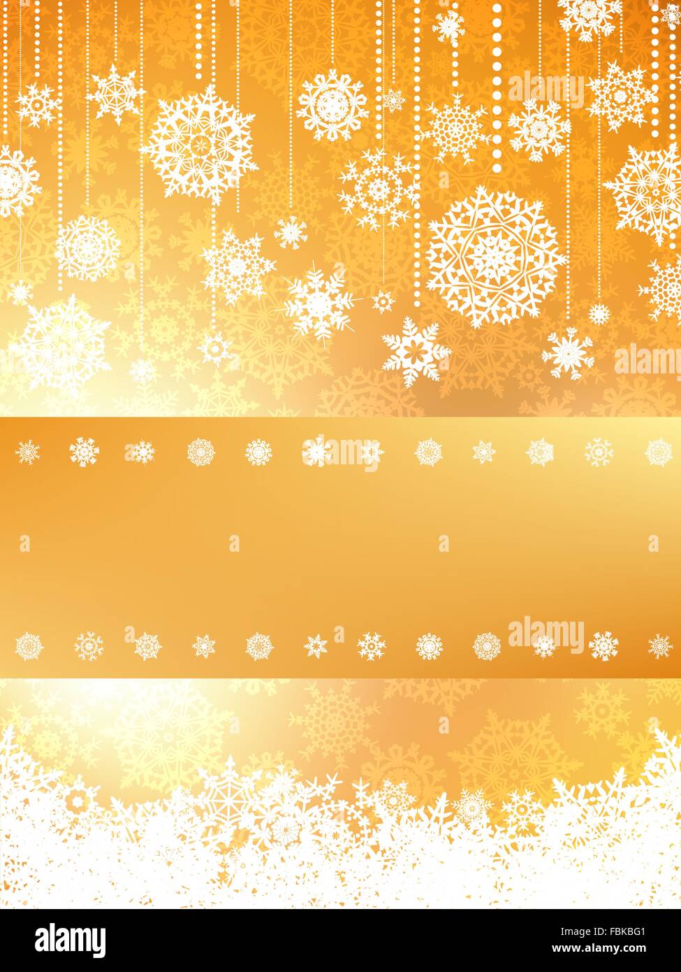 Christmas card in orange color. EPS 8 Stock Vector Image & Art - Alamy