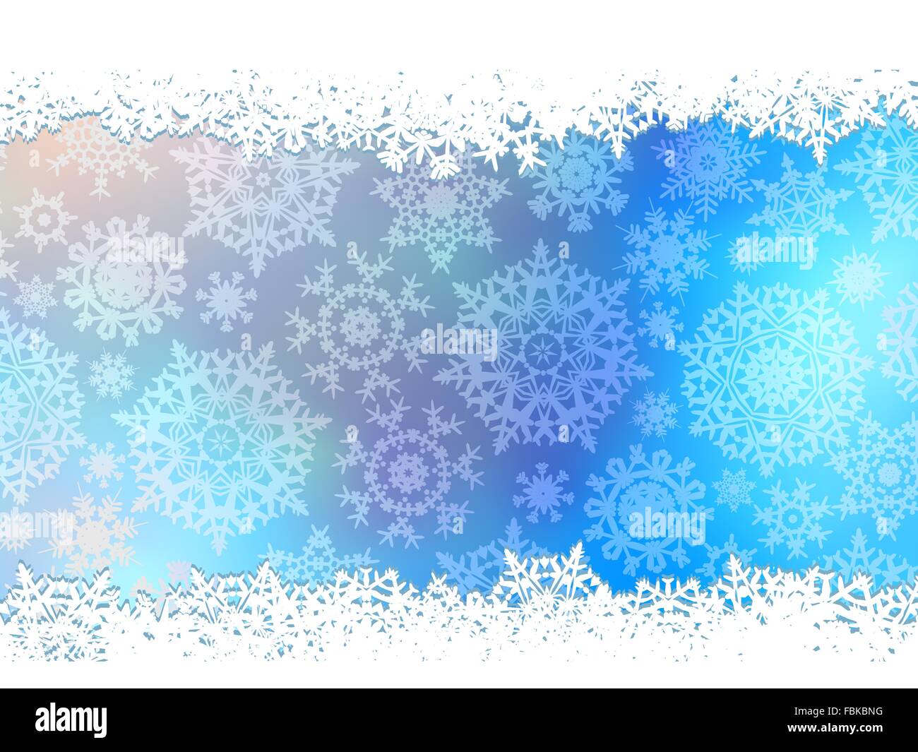 Blue background with snowflakes. EPS 8 Stock Vector Image & Art - Alamy
