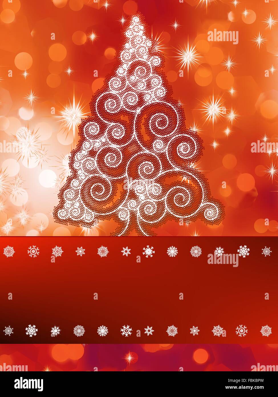 Shinny christmas tree background. + EPS8 Stock Vector Image & Art - Alamy