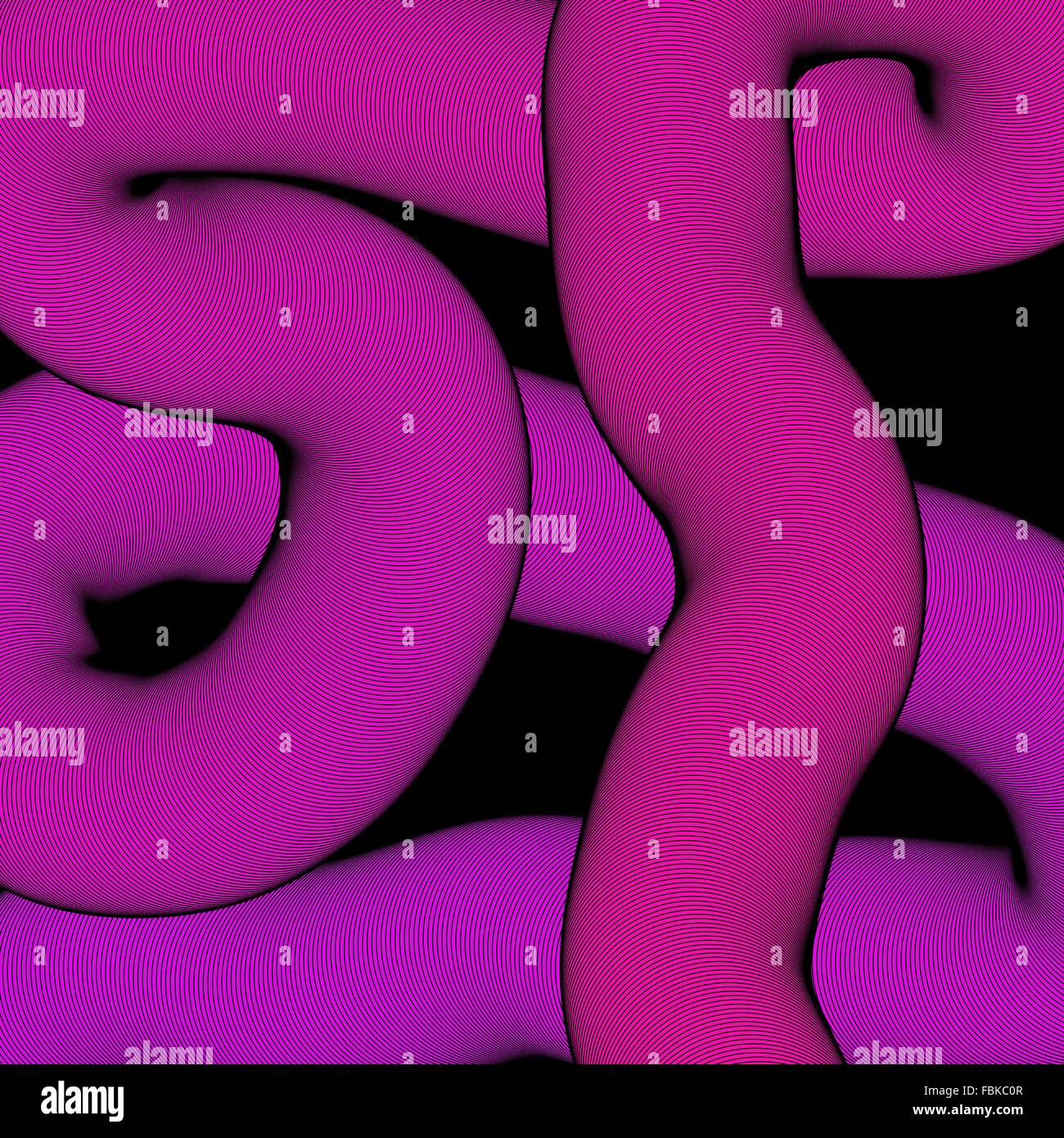 Neon light corridor abstract Stock Vector Images - Alamy