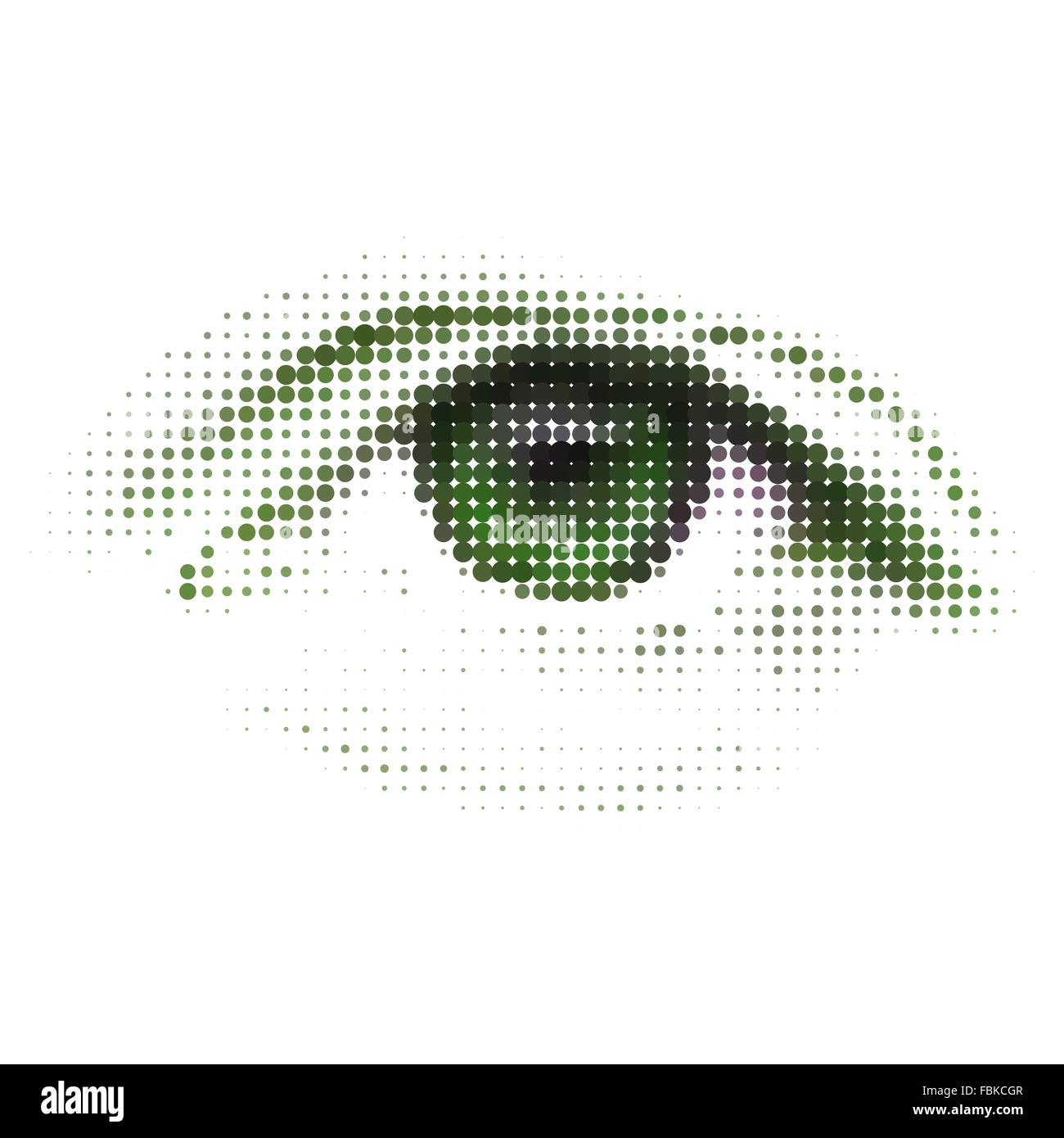 Pretty green eye Stock Vector Images - Alamy