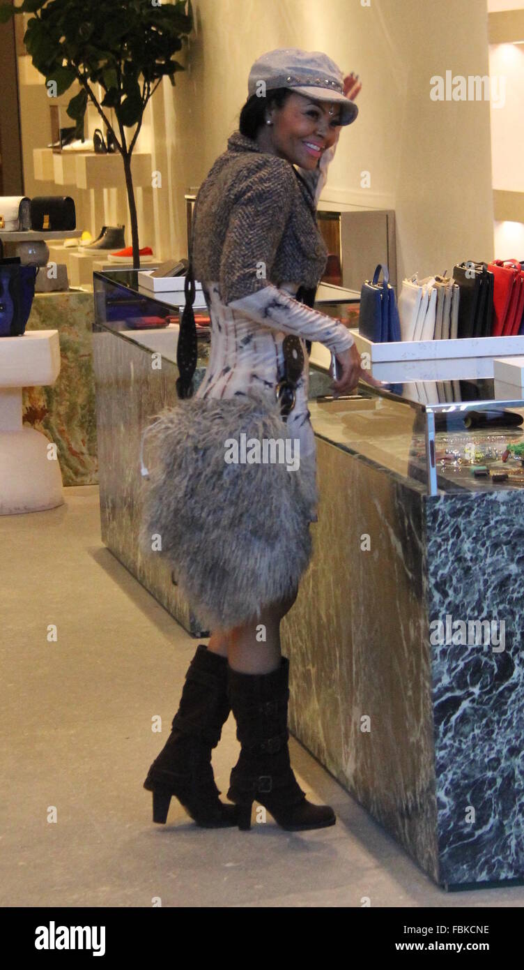 Carmen Bryan shopping in Beverly Hills Featuring: Carmen Bryan Where ...