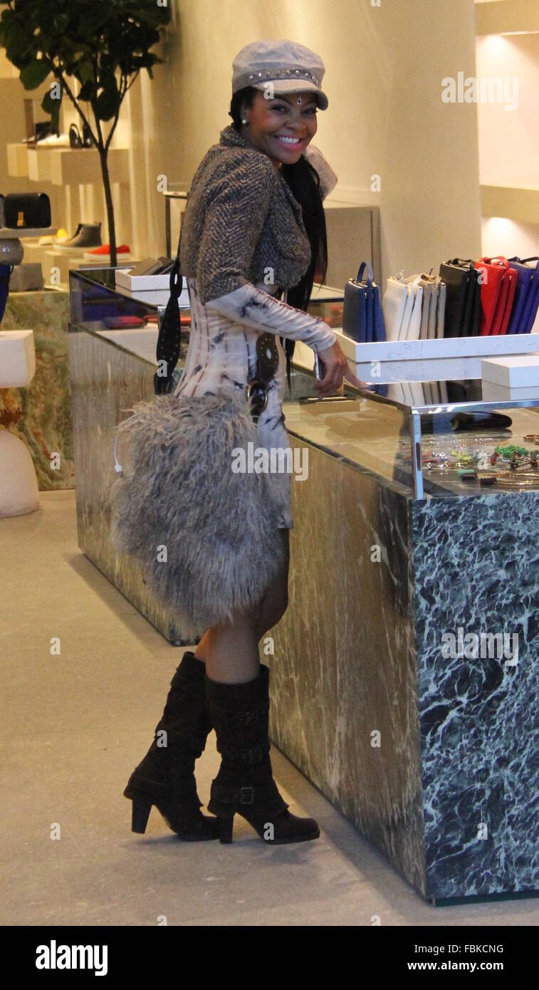 Carmen Bryan shopping in Beverly Hills Featuring: Carmen Bryan Where ...