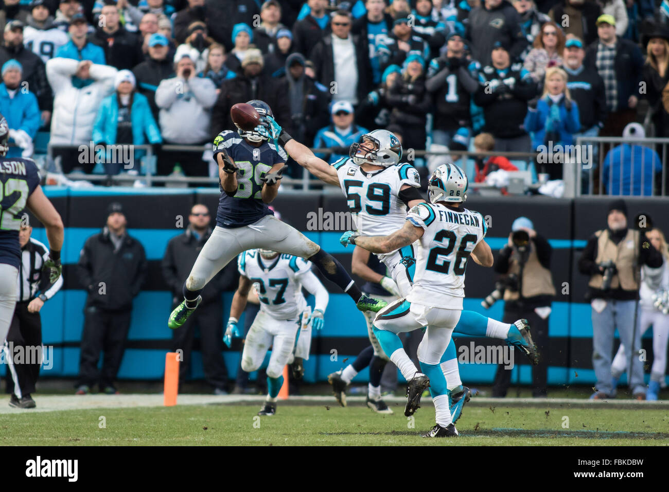 Charlotte, North Carolina, USA. 17th Jan, 2016. Carolina Panthers ...