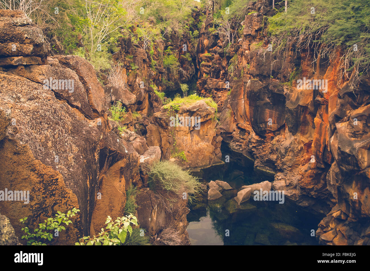 Awesome natural cliffs, beautiful small water ponds between sorrounded ...