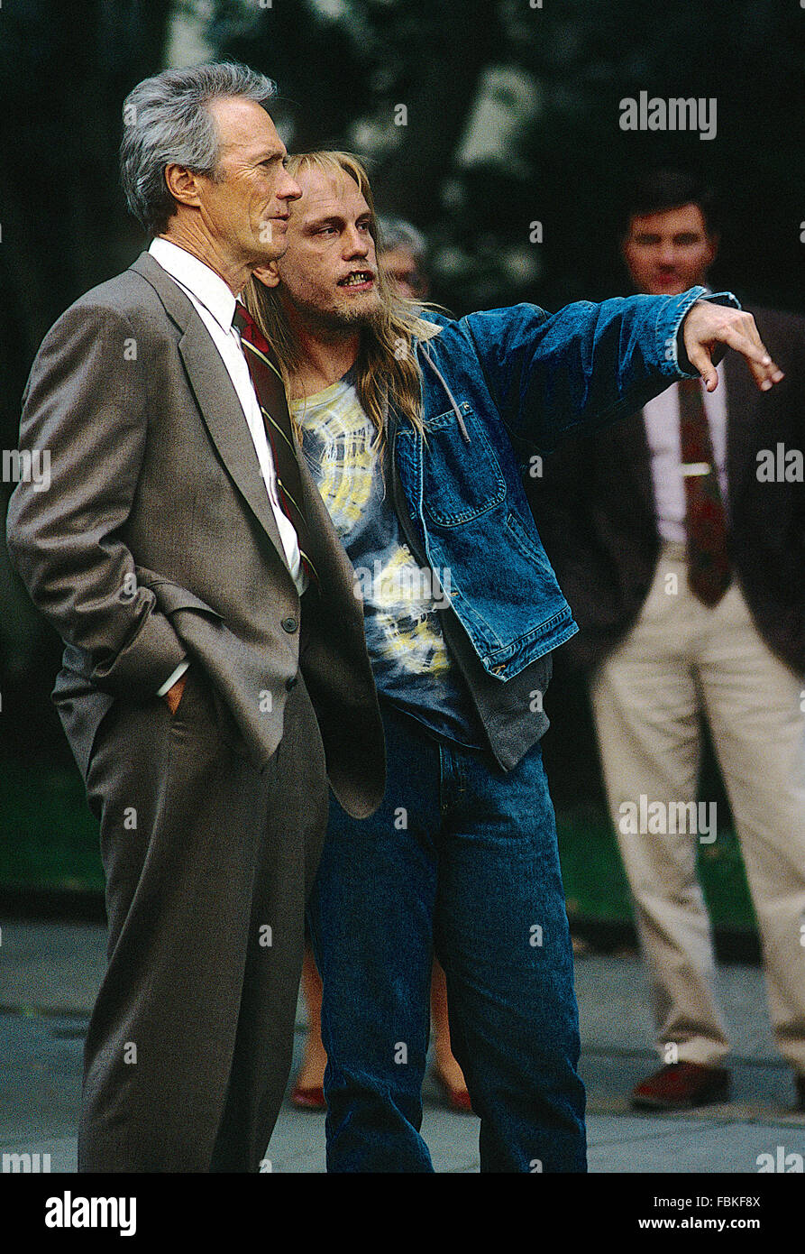 Washington, DC., USA, 12th October 1992 Clint Eastwood on the set of ...