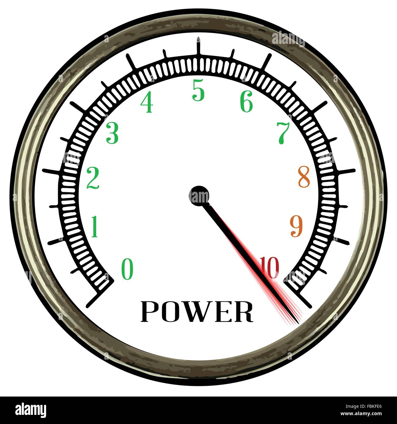 Power meter Stock Vector Images - Alamy