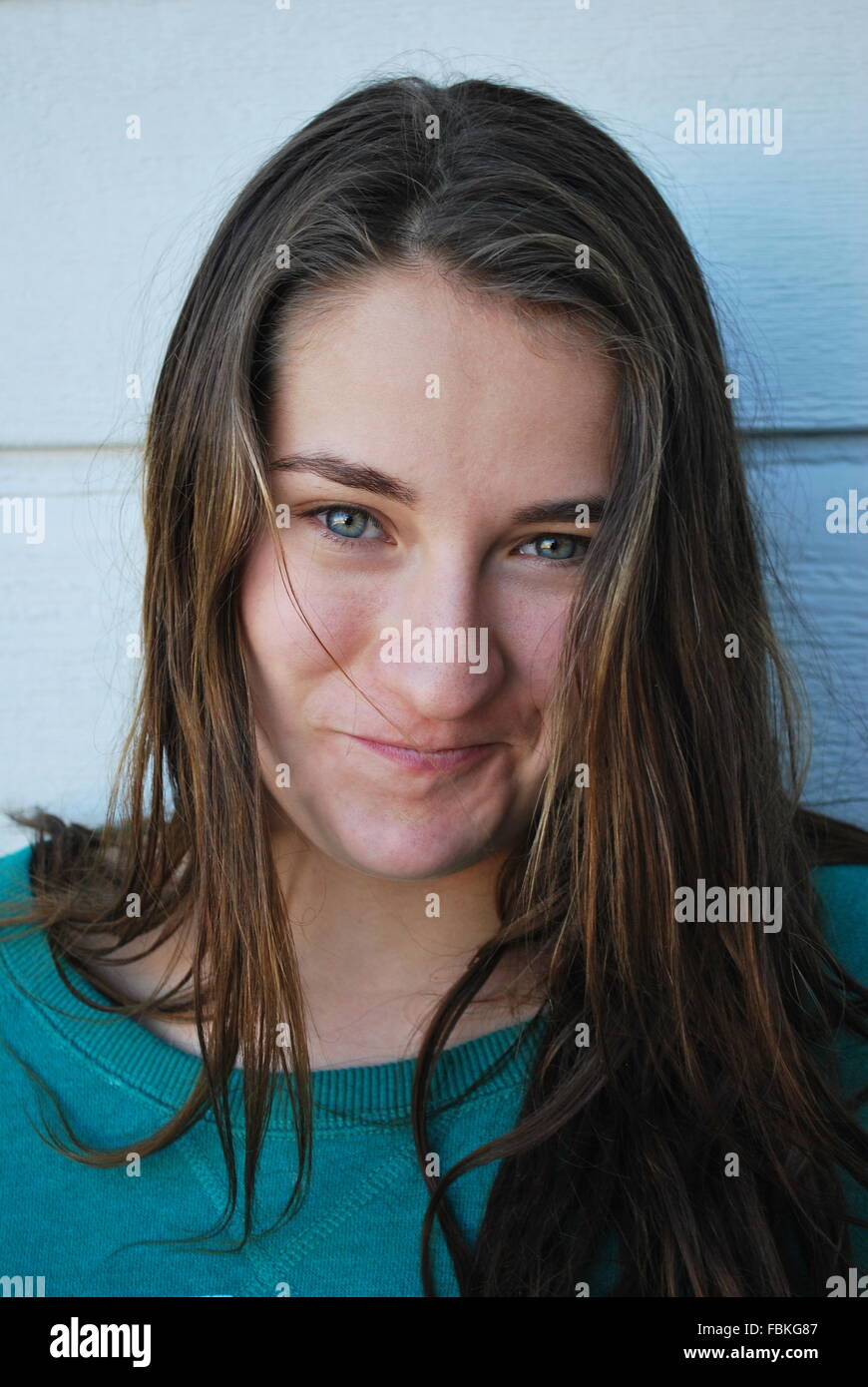 Female beauty expressions Stock Photo - Alamy