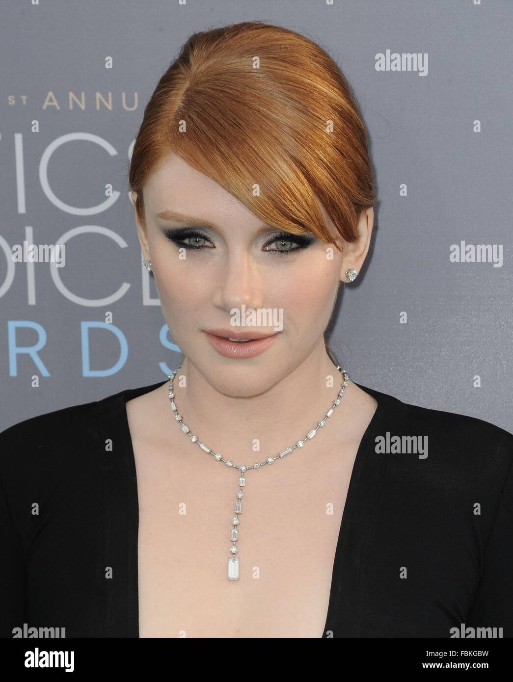 Santa Monica, CA. 17th Jan, 2016. Bryce Dallas Howard at arrivals for ...