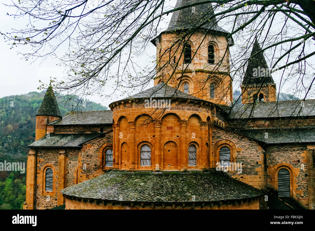 Abbey church of saint foy hi-res stock photography and images - Alamy