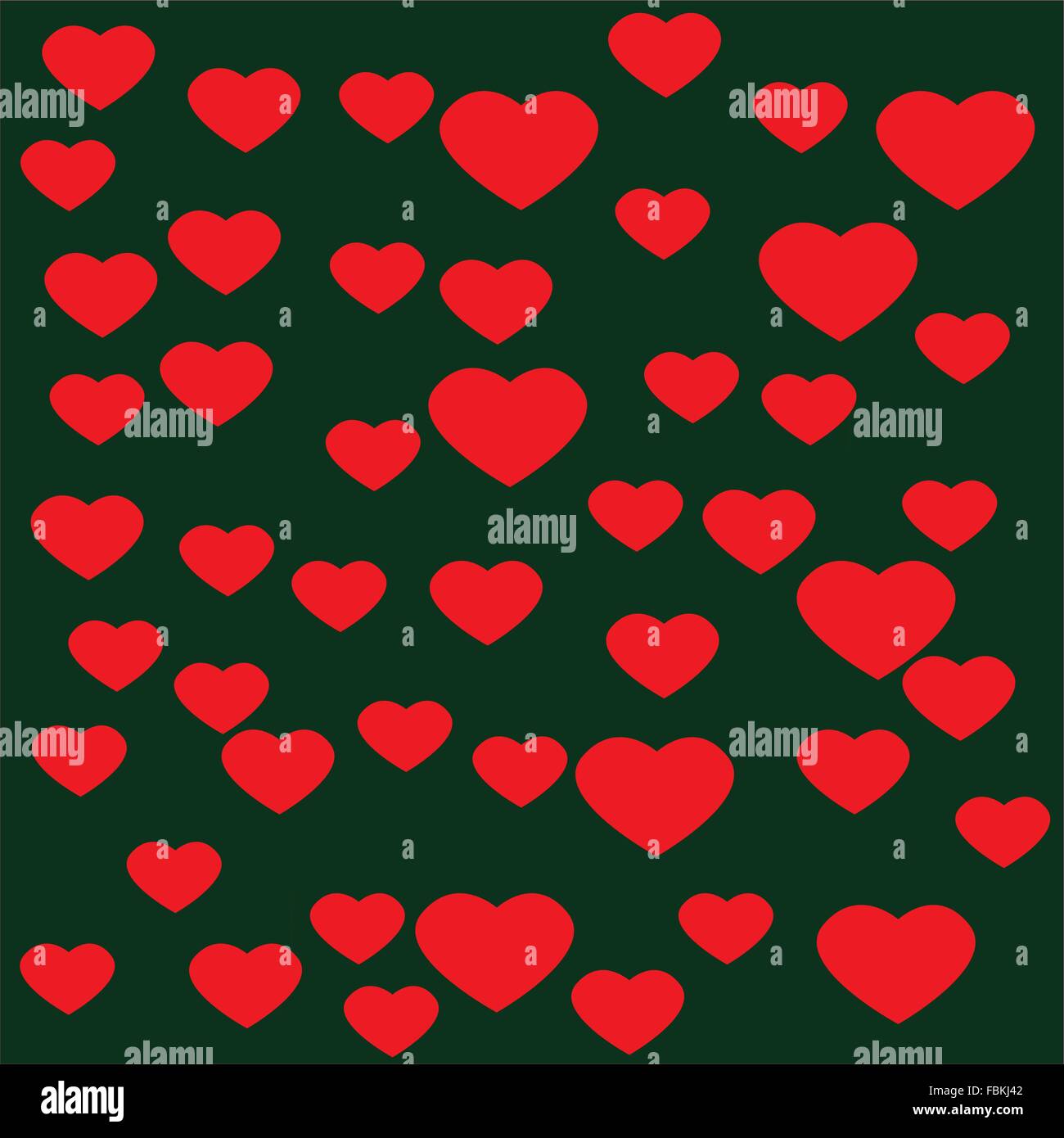 Pink Heart with green background Stock Vector Image & Art - Alamy