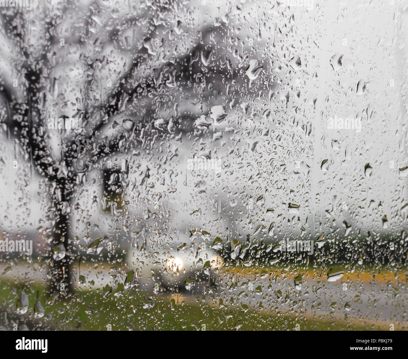 Car windscreen wet weather poor hi-res stock photography and images - Alamy