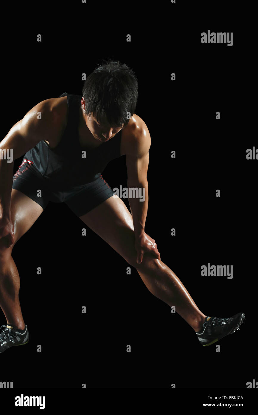 Japanese male athlete Stock Photo - Alamy
