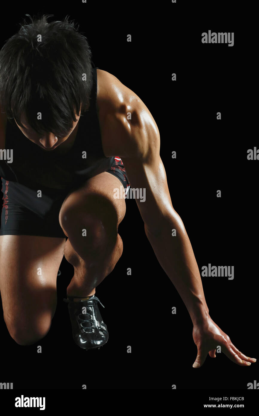 Japanese male athlete Stock Photo - Alamy