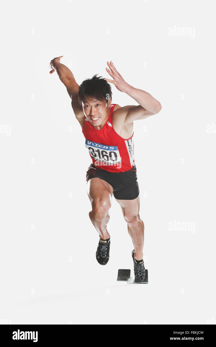 Japanese male athlete Stock Photo - Alamy