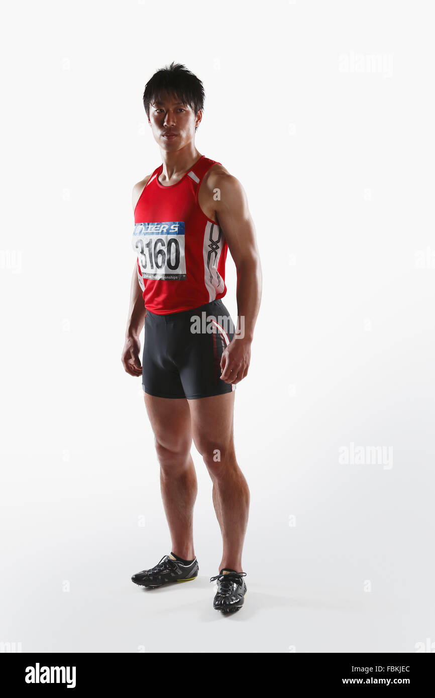 Japanese male athlete Stock Photo - Alamy