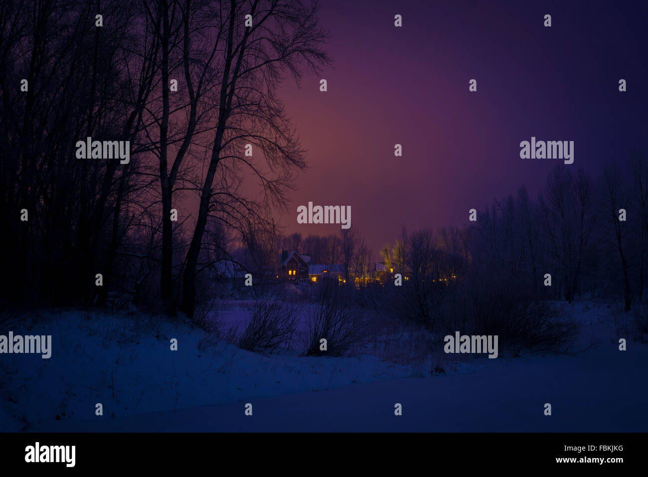 Village of forest city hi-res stock photography and images - Alamy