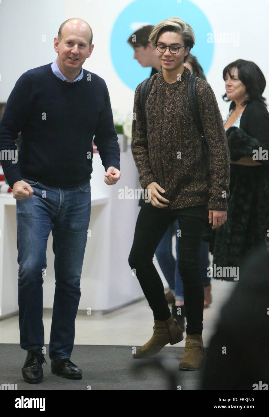 George Shelley outside ITV Studios Featuring: George Shelley Where ...