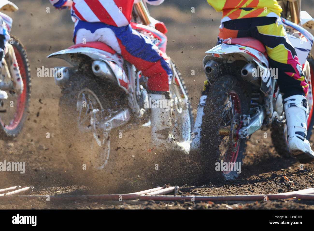 Rear view motocross bike hi-res stock photography and images - Alamy
