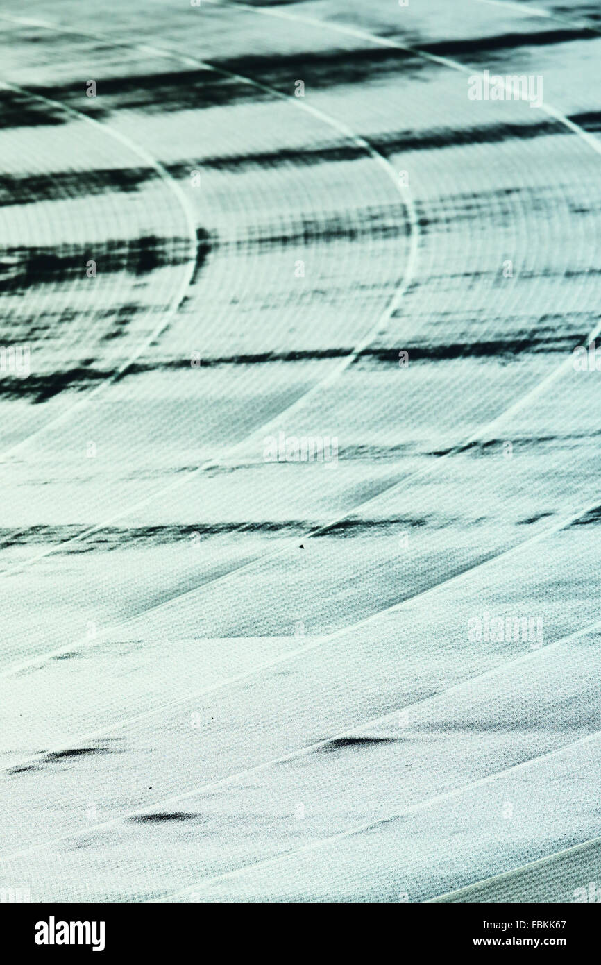 Wet racing track Stock Photo - Alamy