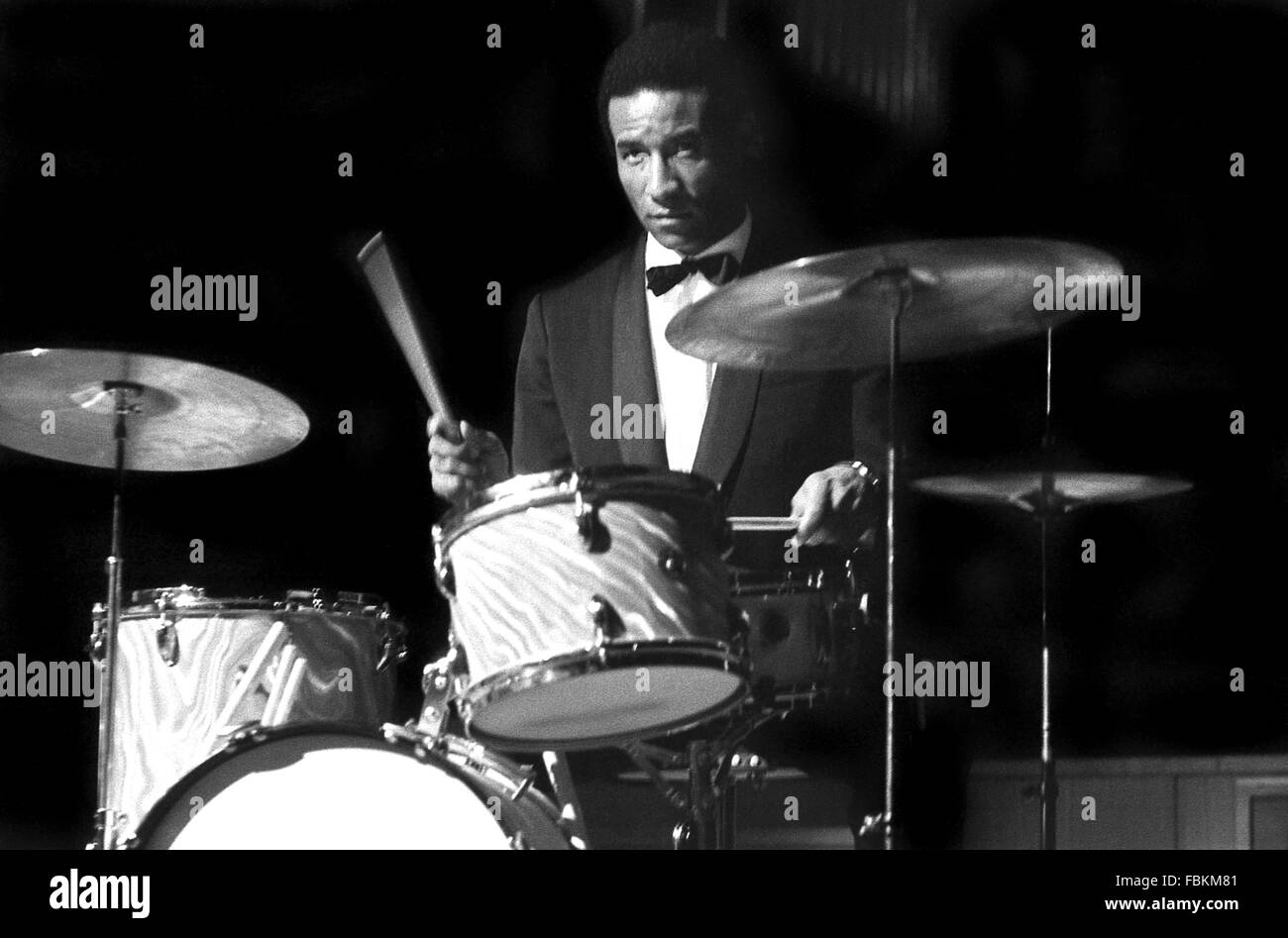 Live drummer Black and White Stock Photos & Images - Alamy