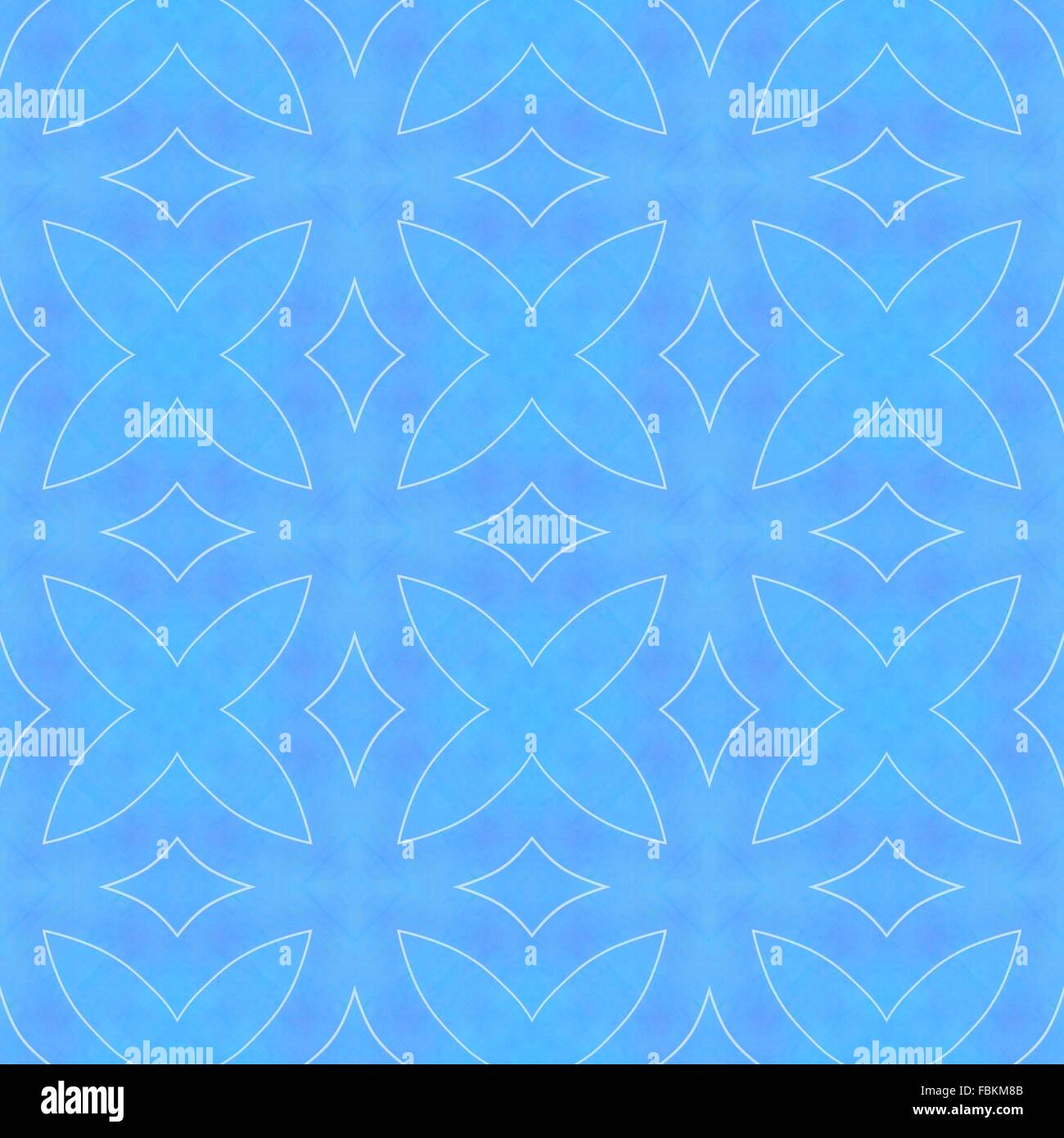 Blue background with white line. Tile decor Stock Photo - Alamy