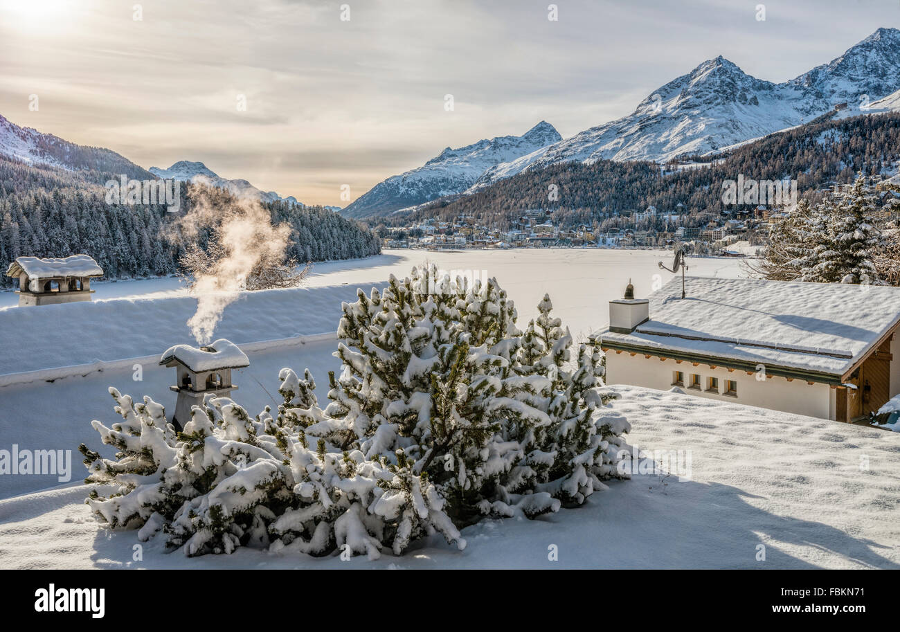 Switzerland winter landscape hi-res stock photography and images - Alamy