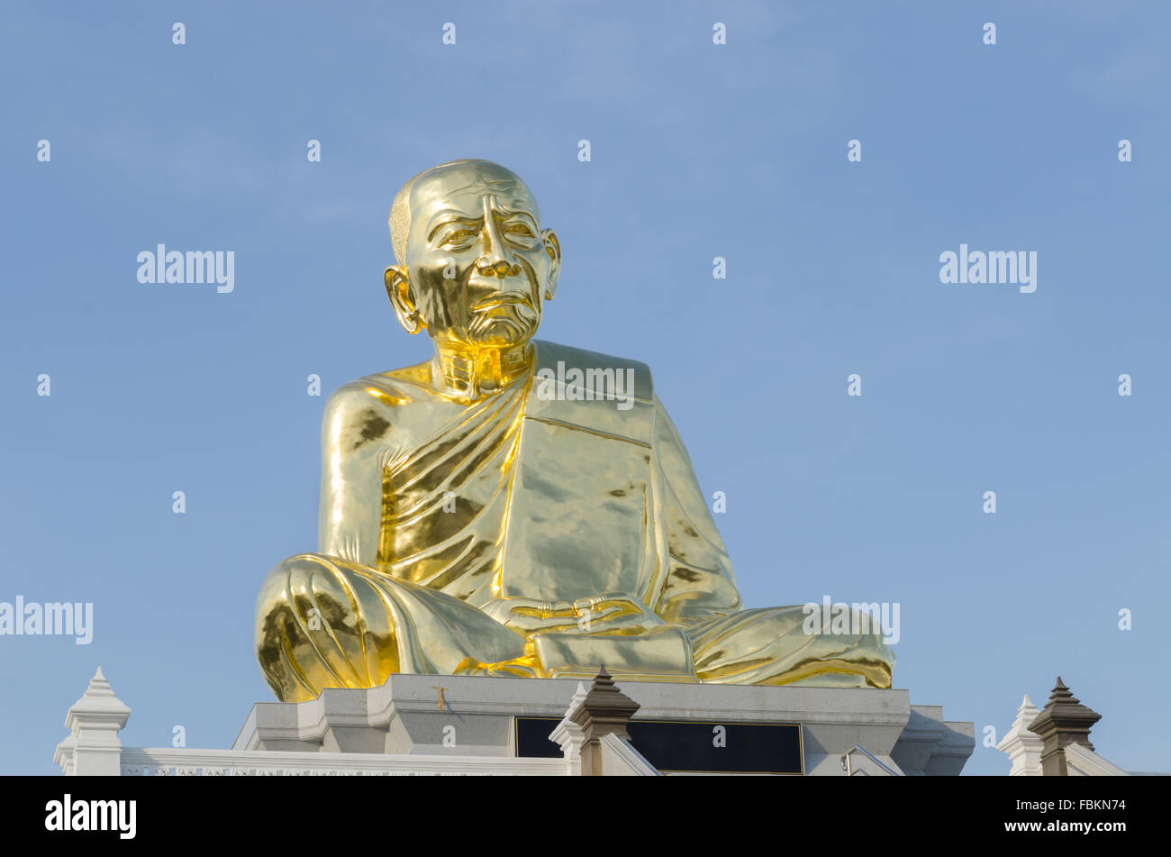 Big buddha statue in wat Lahan Rai, Rayong, Thailand Stock Photo - Alamy