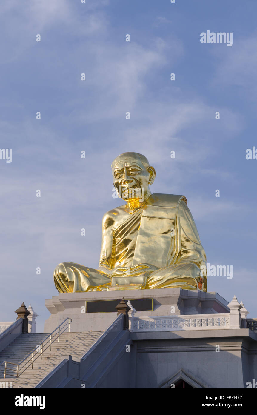 Big buddha statue in wat Lahan Rai, Rayong, Thailand Stock Photo - Alamy